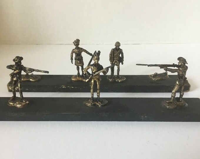 SALE - 1970's Jack Scruby 54mm Miniatures, Wargaming, Set of 5, 1777 ...