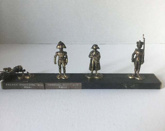 REDUCED 1970s Jack Scruby 54mm Miniatures, Wargaming Set of 4, 1810 ...
