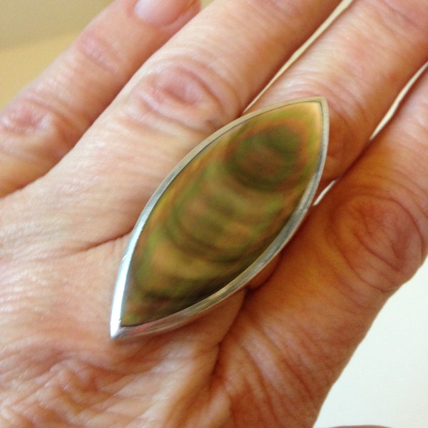 Abalone Ring - Etsy