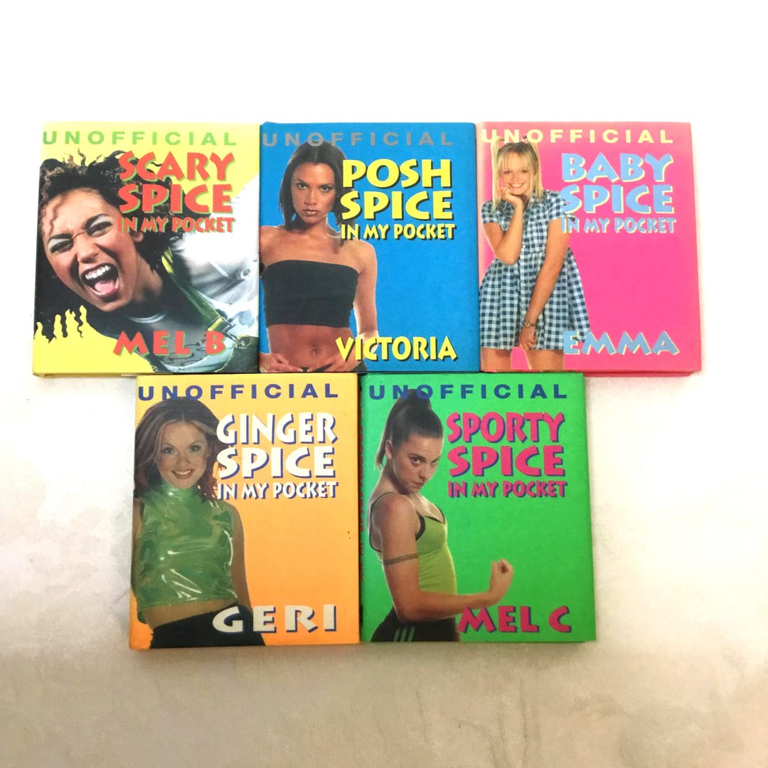 1997 Spice Girls Mini Books Set: Unofficial in My Pocket Edition - Etsy