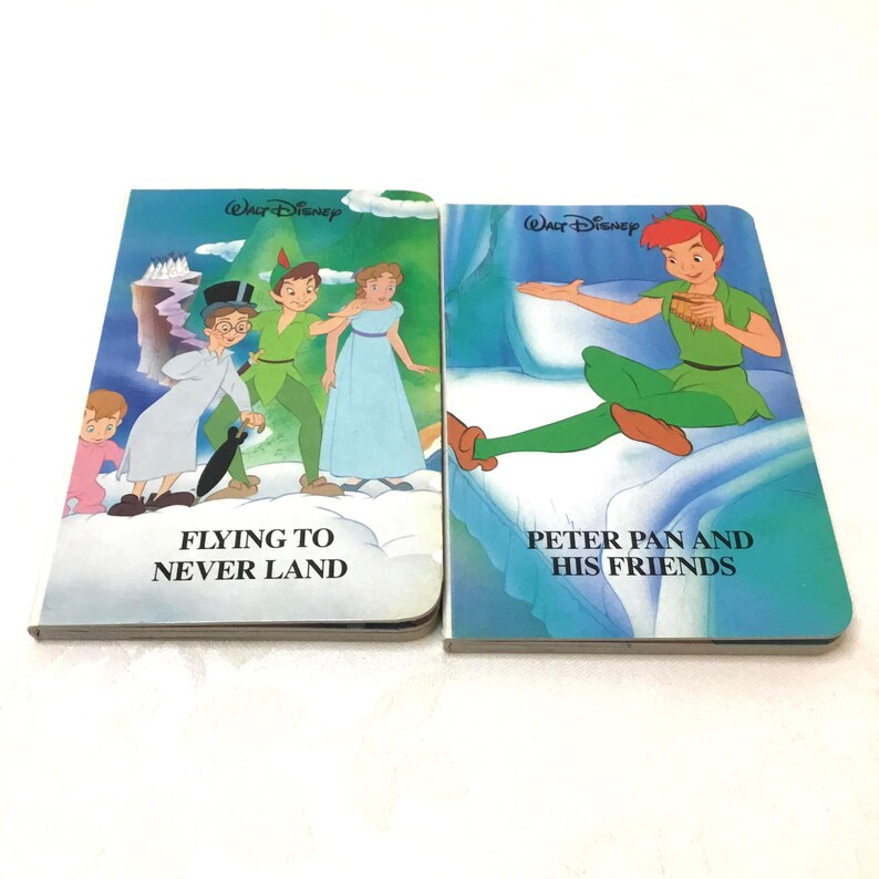 1990 Vintage Walt Disney Little Library, Peter Pan, Little Children's ...