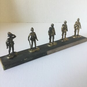 REDUCED- 1970's Jack Scruby 54mm Miniatures, Wargaming, Set of 5, Two ...