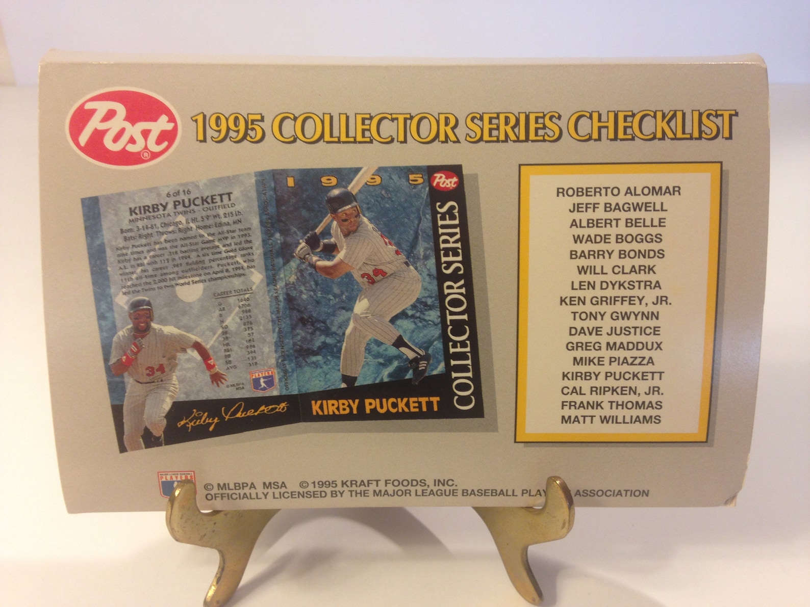 1995 Collector Series by Post Complete 16 Player Set Baseball Cards ...