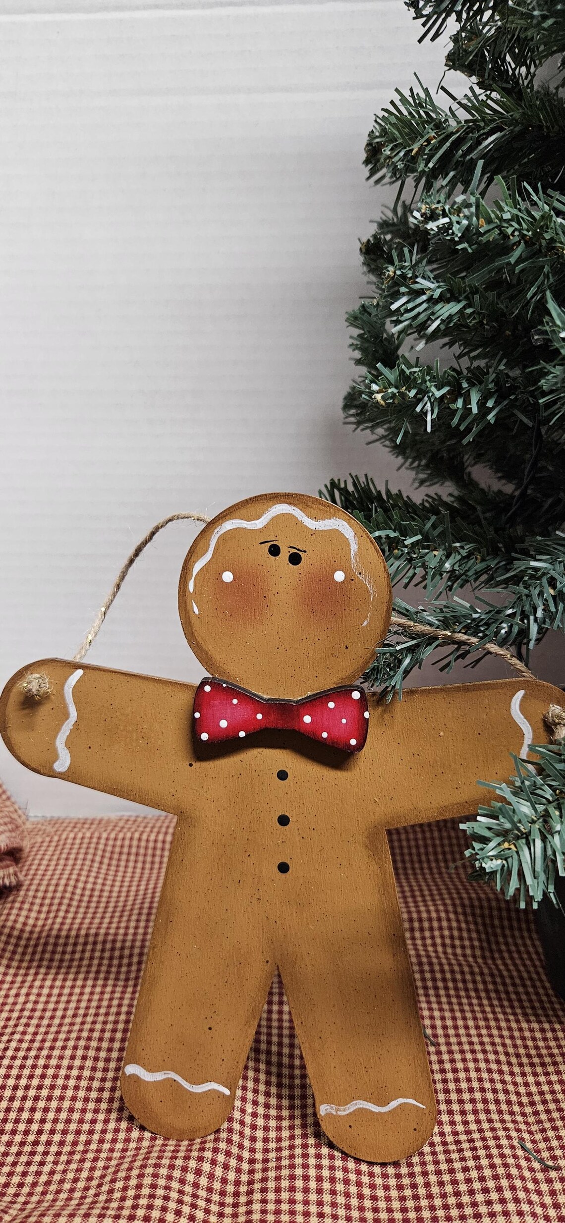 Gingerbread Men*wood*decoration*handpainted*christmas Decoration - Etsy