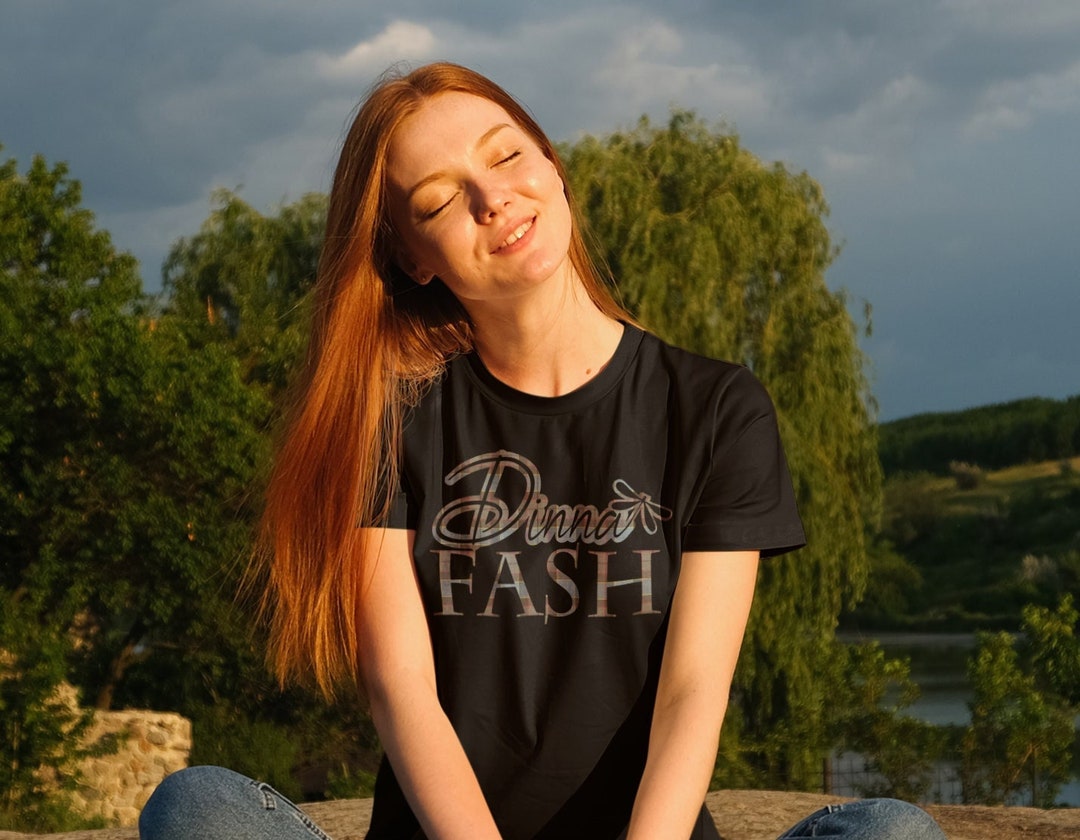 Dinna Fash With Dragonfly - Scottish Tartan Shirt - Etsy