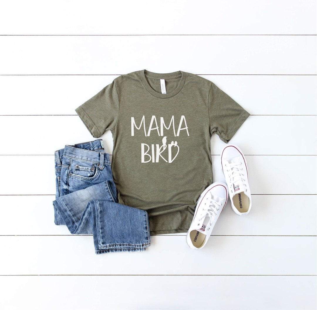 Mama Bird T-shirt - Mom Shirt - Gift for Her - Etsy