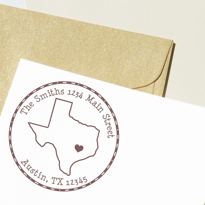 Texas Stamp - Etsy