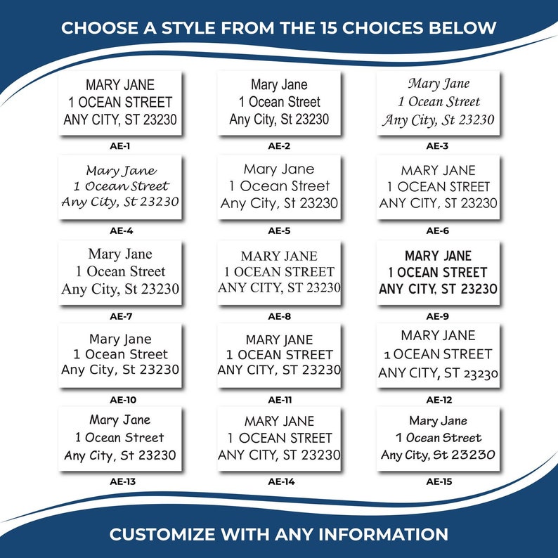 Address Embosser Personalized Return Address Seal Custom - Etsy