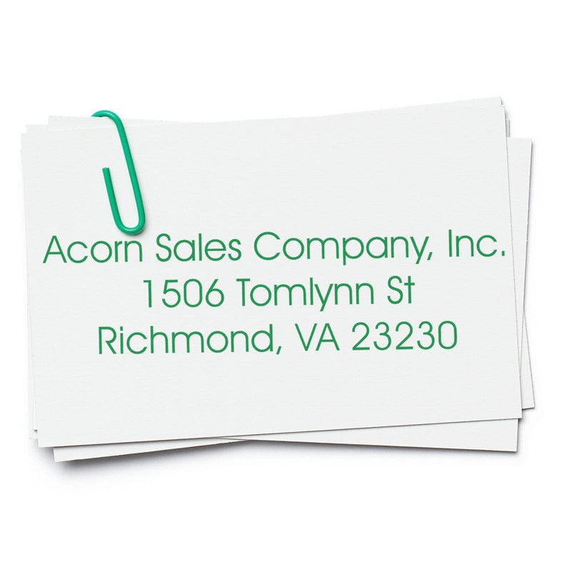 Personalized 3-line Self-inking Address Stamp for Envelopes, Return ...