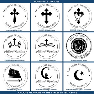 Christian Jesus Cross Stamp, Religious Stamps, Self Inking Stamp ...