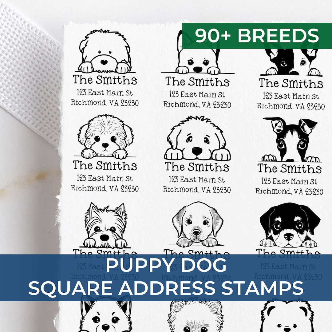 Custom Address Stamp Self-inking, Rubber Stamp or Pre-inked Stamps ...
