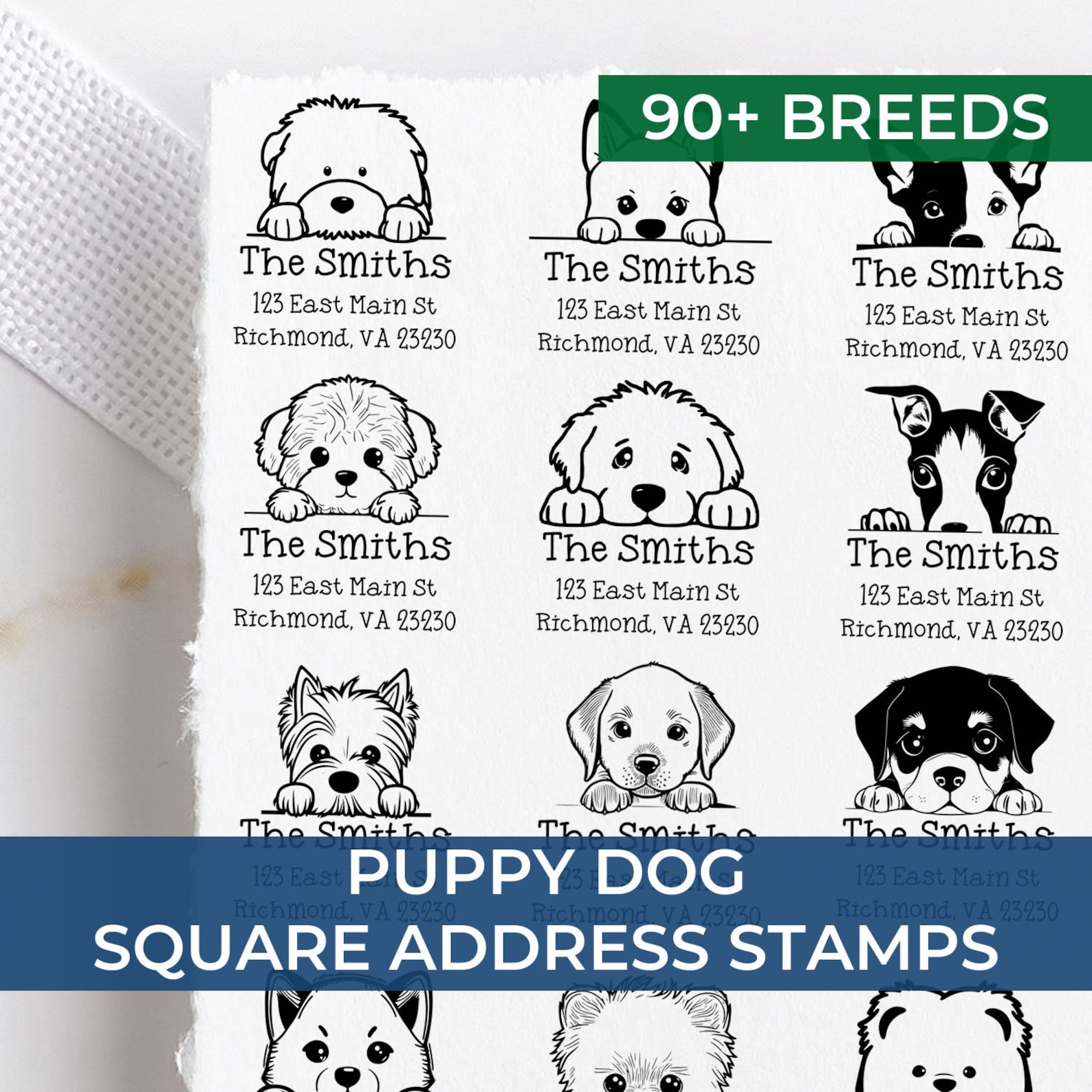 Custom Address Stamp Self-inking, Rubber Stamp or Pre-inked Stamps ...
