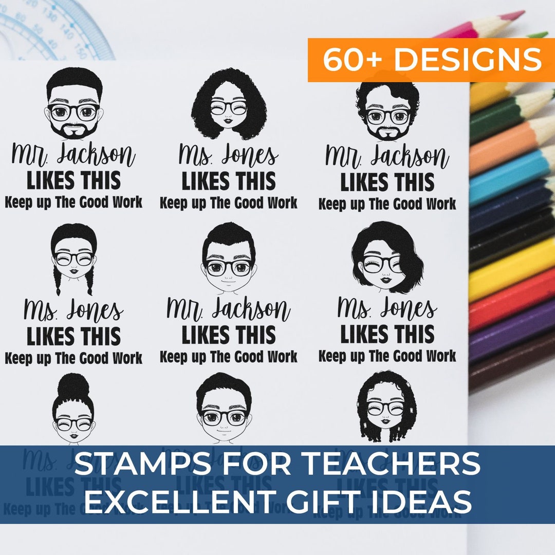 Personalized Teacher Stamp, Self-inking Stamp, School Stamps ...