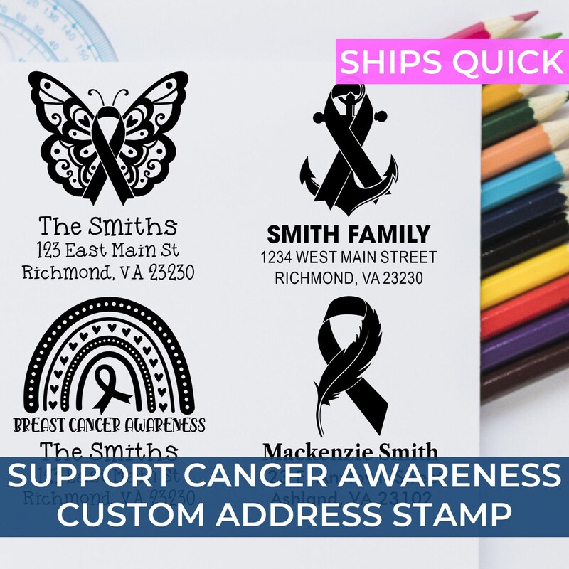 Cancer Stamp - Etsy