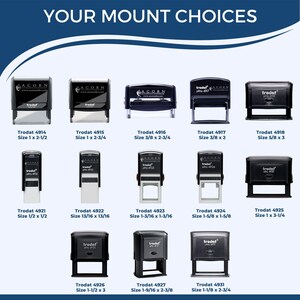 Custom Self Inking Stamp, Custom Made Stamp, Business Branding Stamp ...