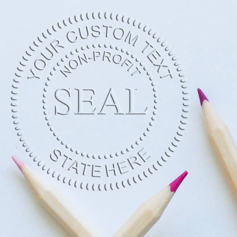 Church Embosser Seal Custom Church Seal Holy Cross Custom - Etsy