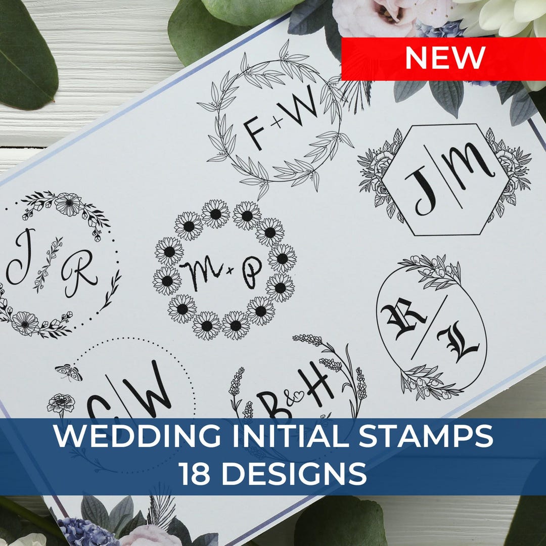 Customizable Wedding Stamp, Bridal Shower Gift, Perfect for Engaged ...