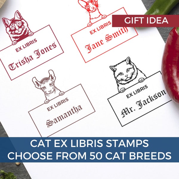 Cat Stamp - Etsy