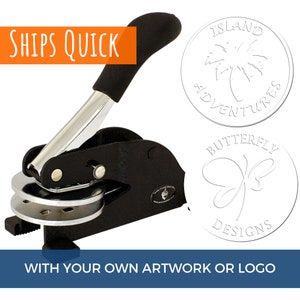 Custom Logo Embosser, Embossing Seal With Logo, Business Logo Embosser ...