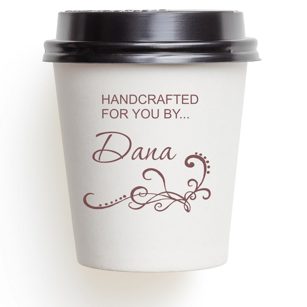 Personalized Gift Tag Stamp | Custom "made by Name" Rubber Ink Design ...