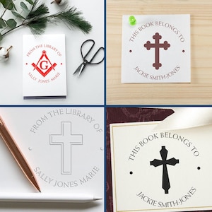 This Book Belongs to Embosser, Masonic Seal Stamps, Masonic Regalia ...