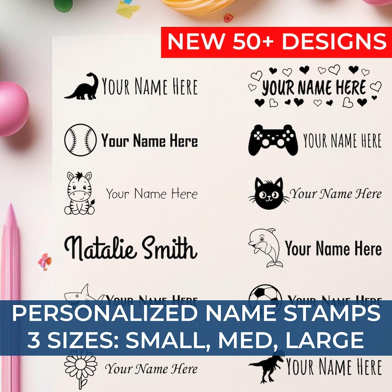 Personalized Names Stamp - Etsy