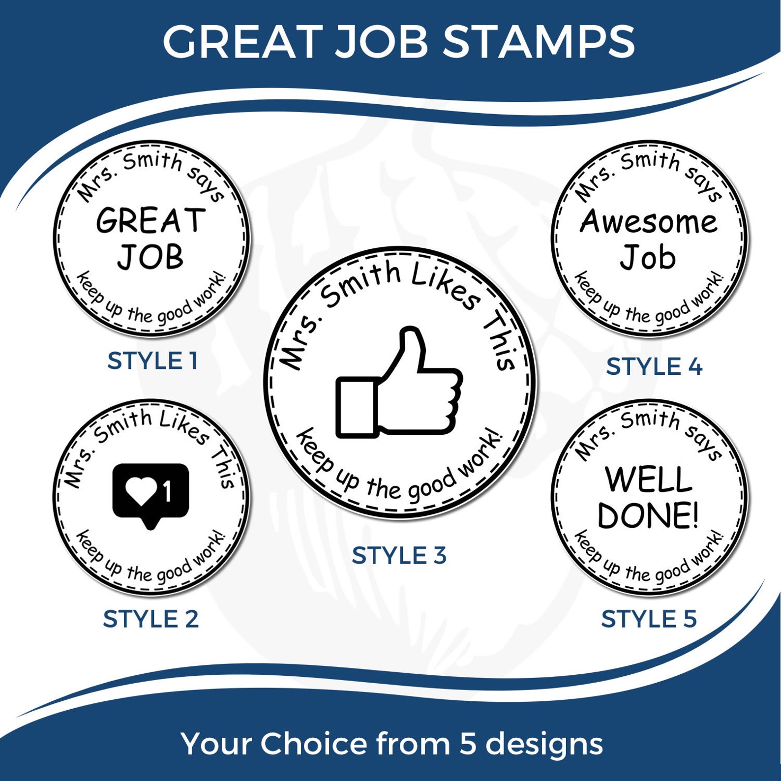 Grading Stamps - Awesome Job, Well Done, Like Stamp, Great Job Teacher ...