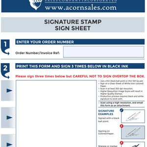 Signature Stamp for Signing Name, Custom Signature Stamps, Custom ...