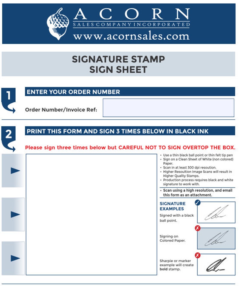 Signature Stamp for Signing Name, Custom Signature Stamps, Custom ...