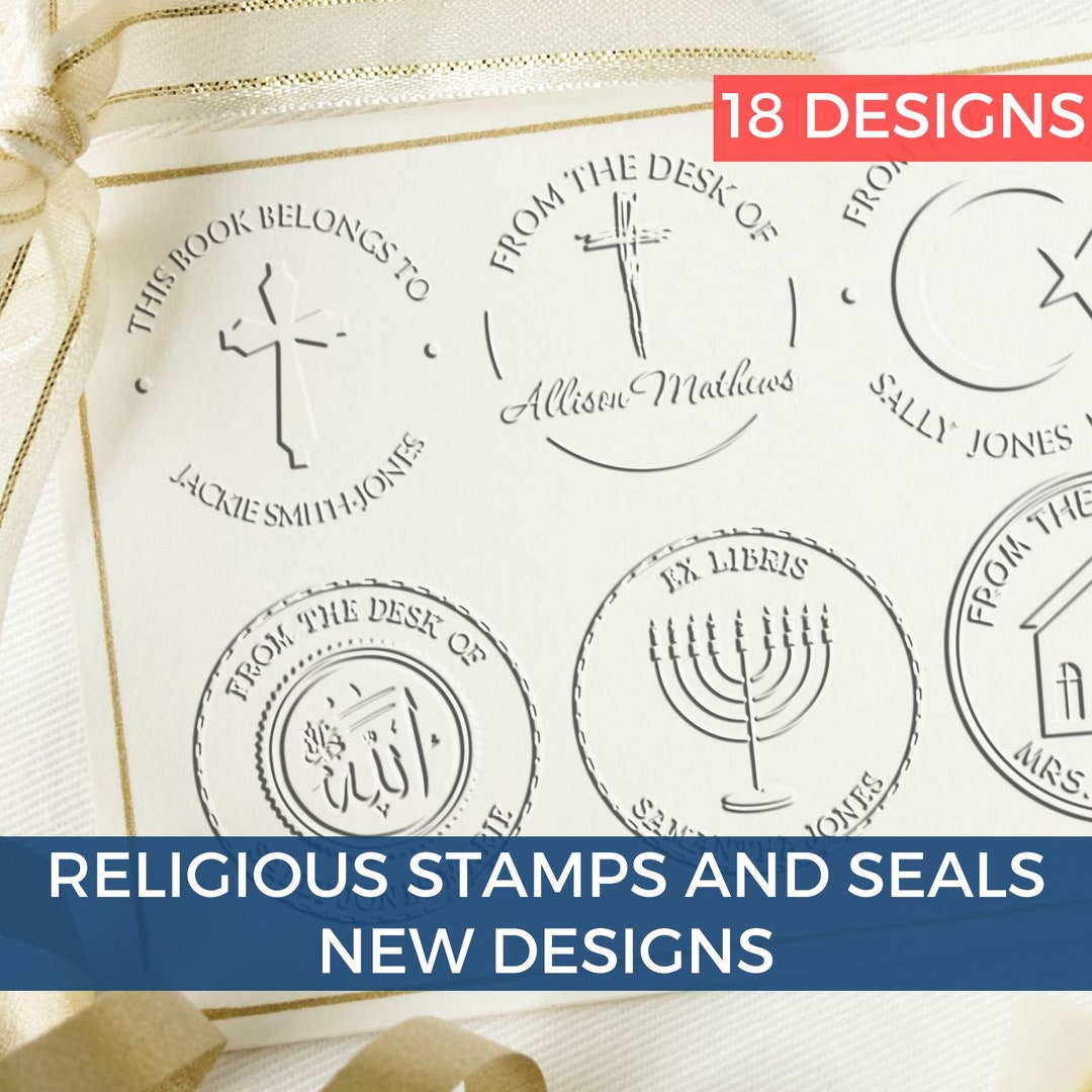Christian Jesus Cross Stamp, Religious Stamps, Self Inking Stamp, Christian Book Stamps, Rubber ...