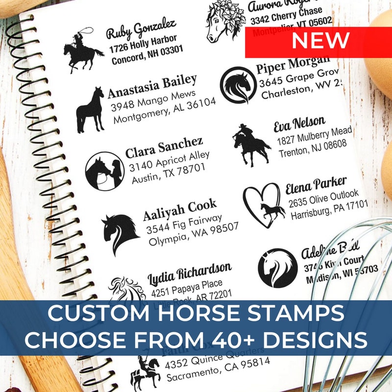 Western Address Stamp - Etsy