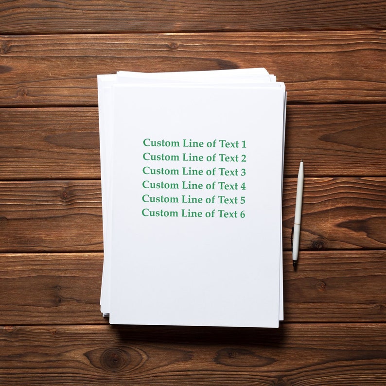 Custom Made Rubber Stamp Personalized Stamps Customized - Etsy