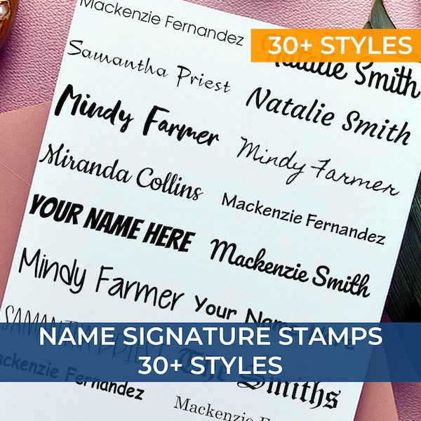 Calligraphy Stamp - Etsy