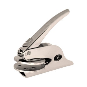 Personalized Star of David Handheld Embosser Seal, Jewish Embosser ...