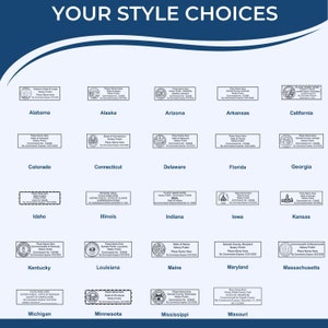 Notary Public Stamp, Notary Stamp, Notarial Stamp, State Seal Notary ...