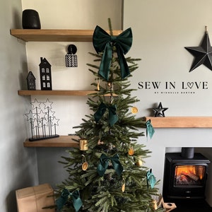 dark green tree topper