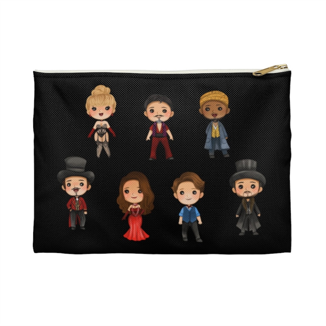 Moulin Rouge Inspired Broadway Musical Pouch Travel Cosmetic Playbills ...