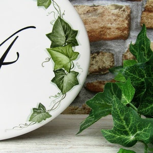 Personalized Street Number Ivy Sign House Number Plaque - Etsy