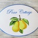 Pear Cottage Sign Cottage Name Sign Custom Name Sign Custom - Etsy