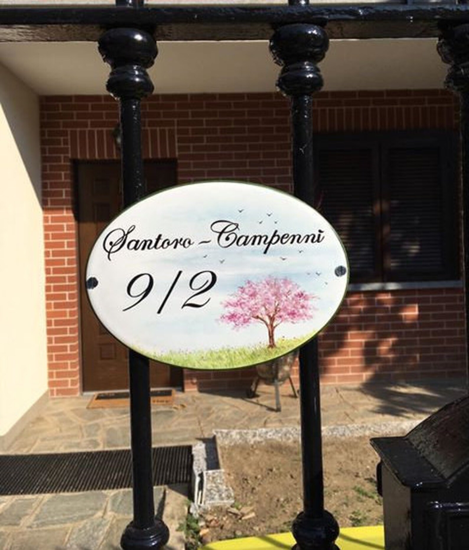 Cherry Tree Sign Cherry Blossoms Sign House Address Plaque | Etsy