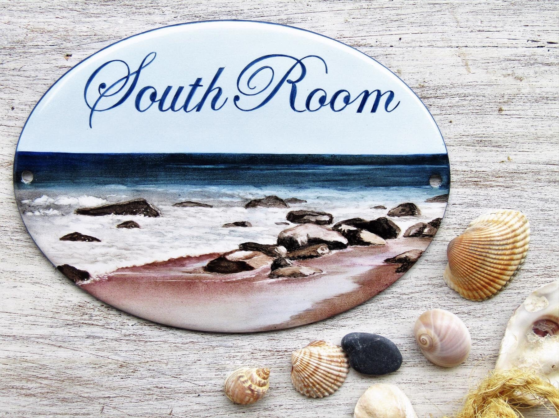 Beach Door Hanger Custom Door Signs Seaside Door Signs | Etsy