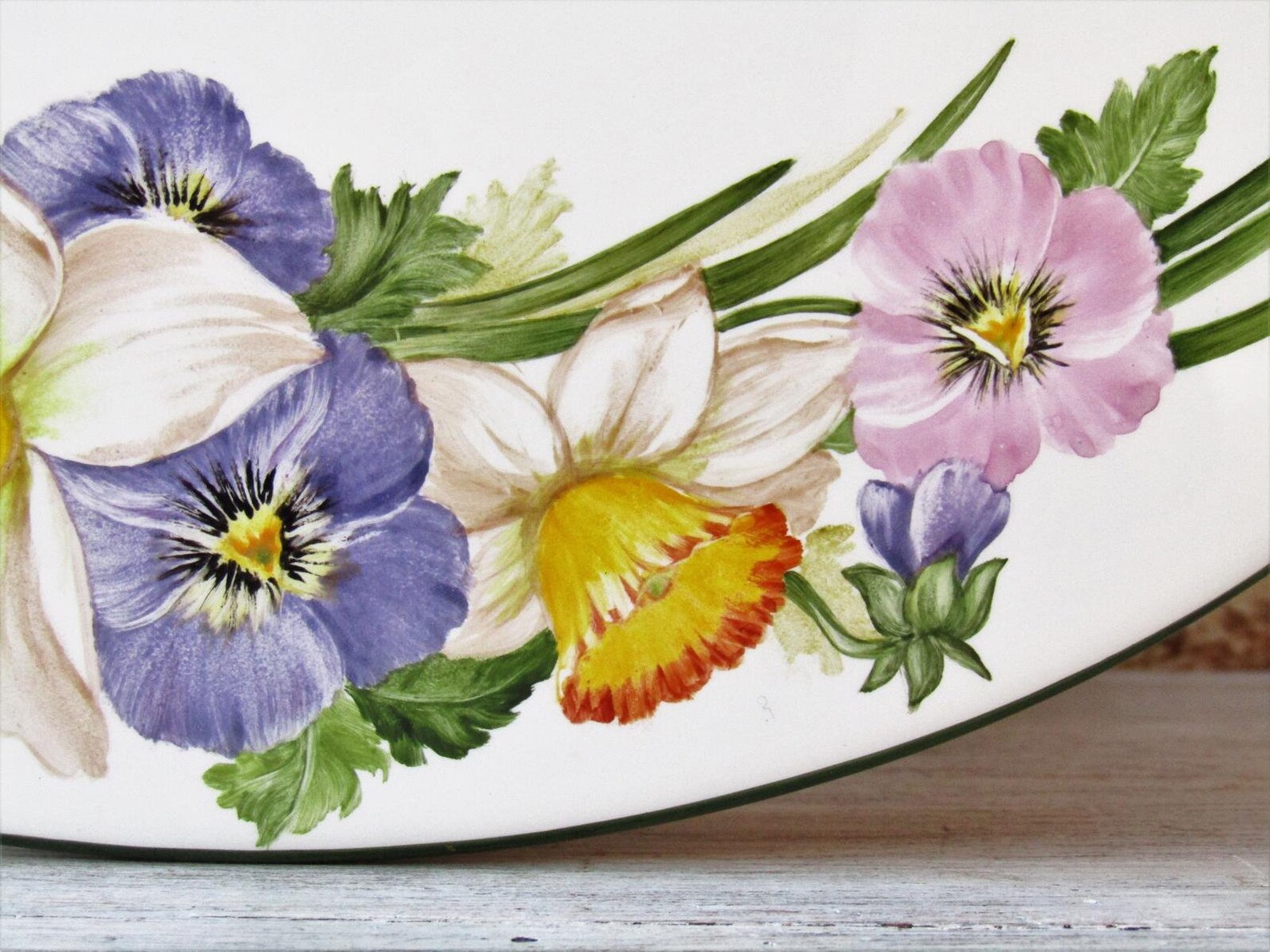 Daffodil Pansies House Name Sign Custom House Signs Outdoor | Etsy