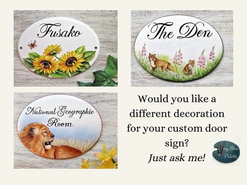 Custom Foxes Door Sign Fox Kids Door Sign Bedroom Door Sign - Etsy