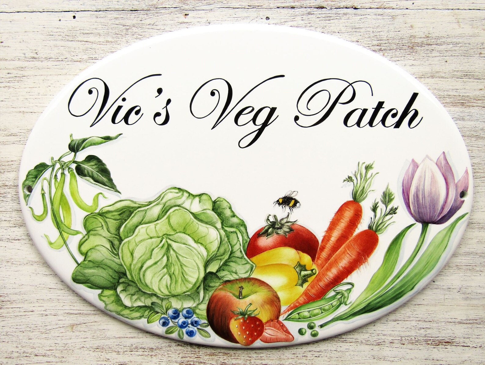 Personalized Vegetable Garden Sign Custom Vegetable Garden - Etsy