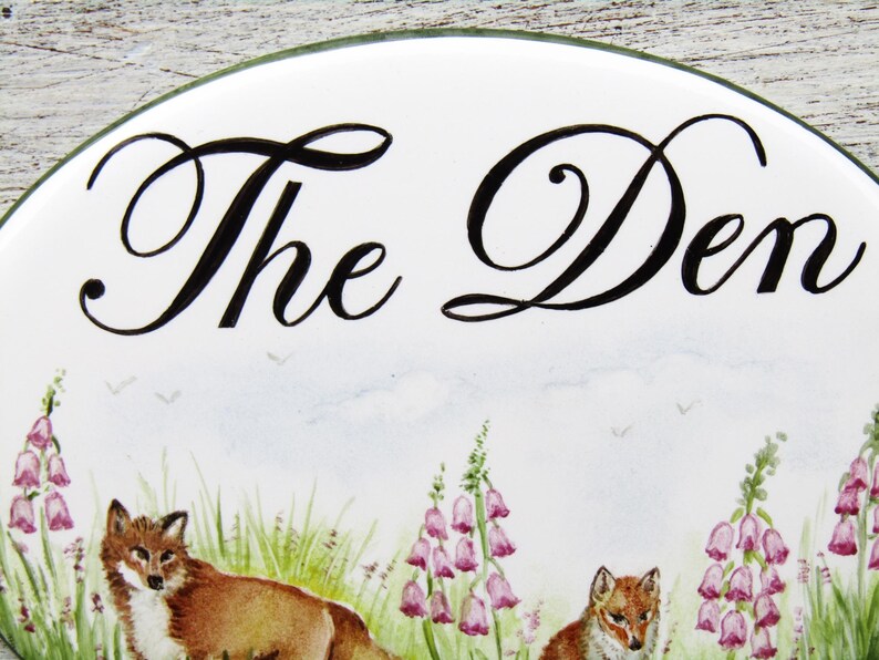 Custom Foxes Door Sign Fox Kids Door Sign Bedroom Door Sign - Etsy