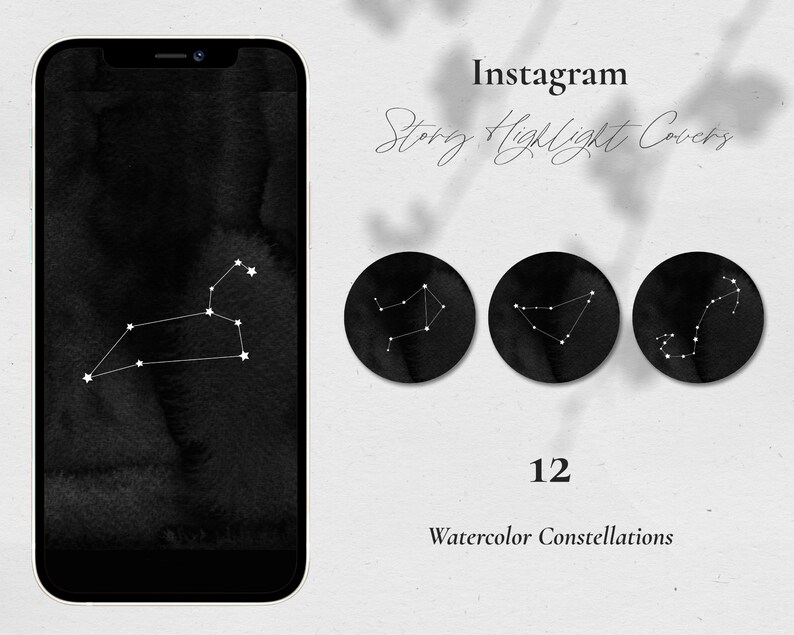 Constellations Instagram Highlight Cover | Zodiac Instagram Story ...