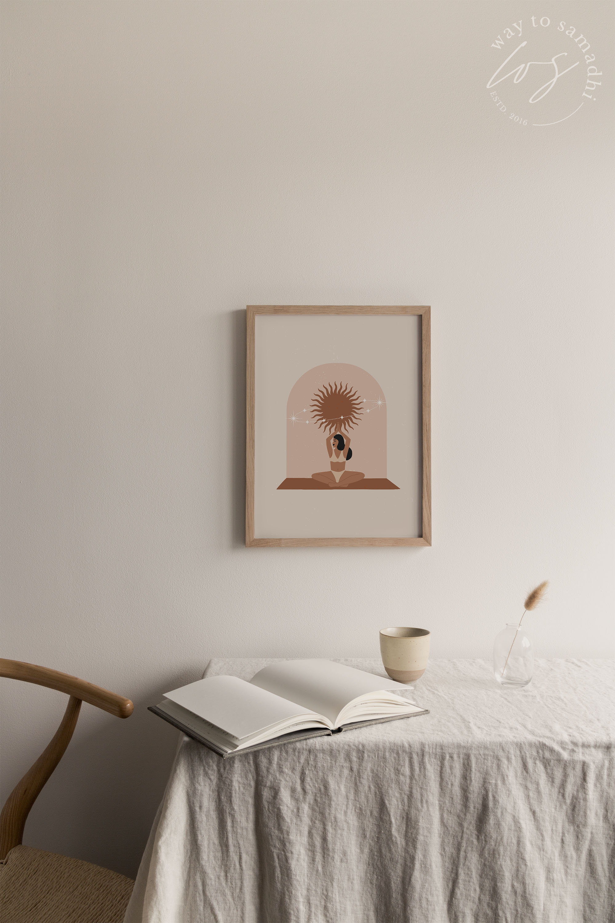 Yoga Pose Printable Boho Yoga Poster Terracotta Wall Art - Etsy