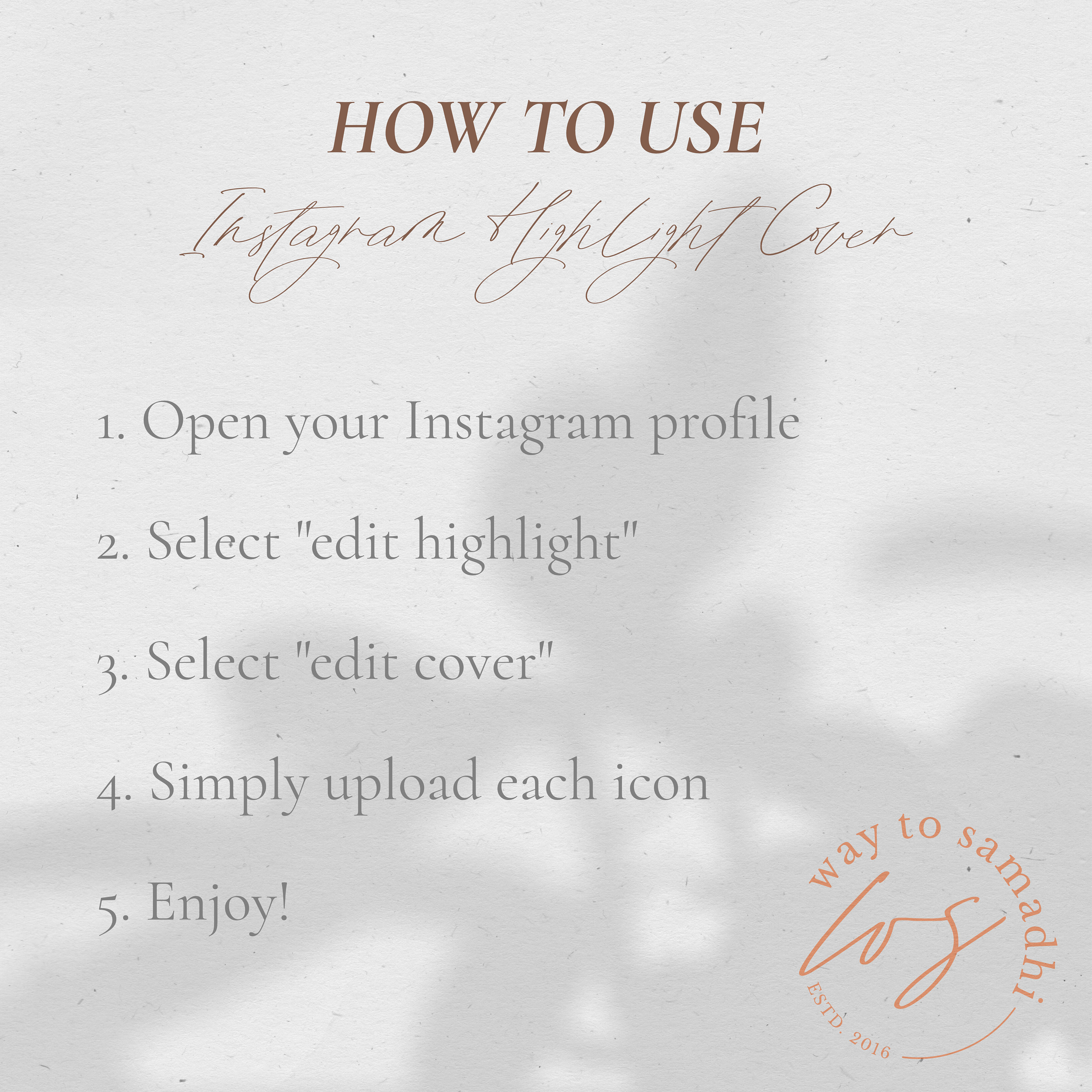 Moon Phase Instagram Highlight Covers Watercolor Moon Story Highlight ...