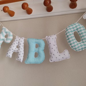 Fabric Name Banner Fabric Letters - Etsy UK