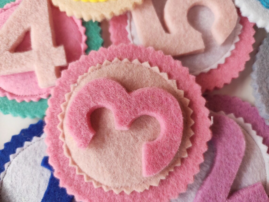 Números adicionales para corona de cumpleaños numbers off | Etsy España